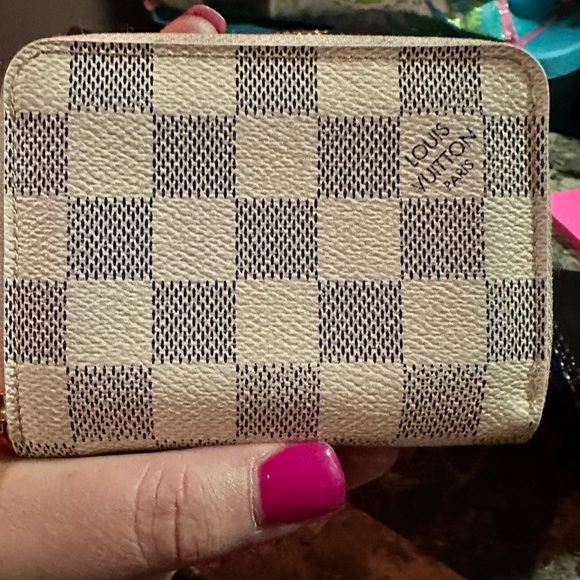 Bags | Louis Vuitton Damier Azur Compact Zippy Wallet | Poshmark